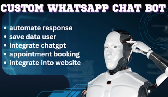 Build a custom whatsapp ai chatbot automated response bot, integrated chatgbt by Michallig | Fiverr