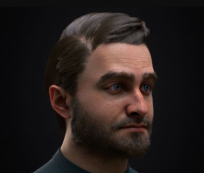 Sculpt 3d realistic head bust 3d full body character 3d meta human by ...