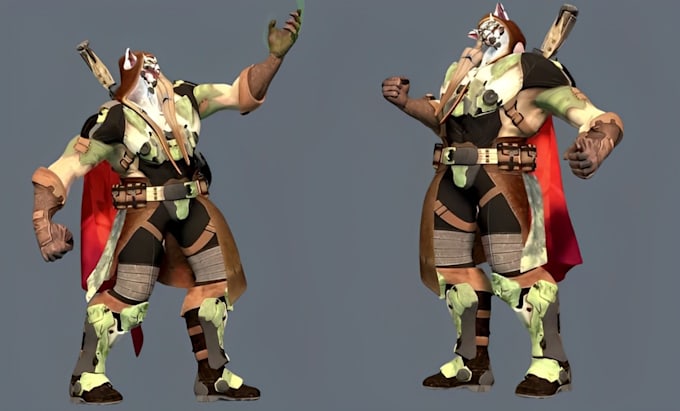 Do 3d Game Character 3d Game Animation Character Animation Unity Game Character By Fomarn Fiverr