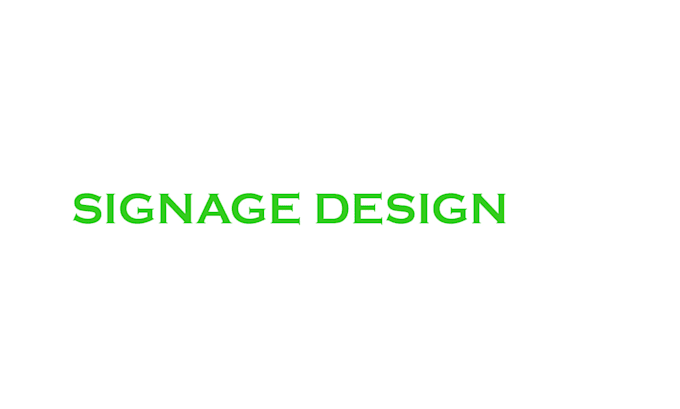Do outstanding signage design , yard sign,sign board by Kashmalamala ...