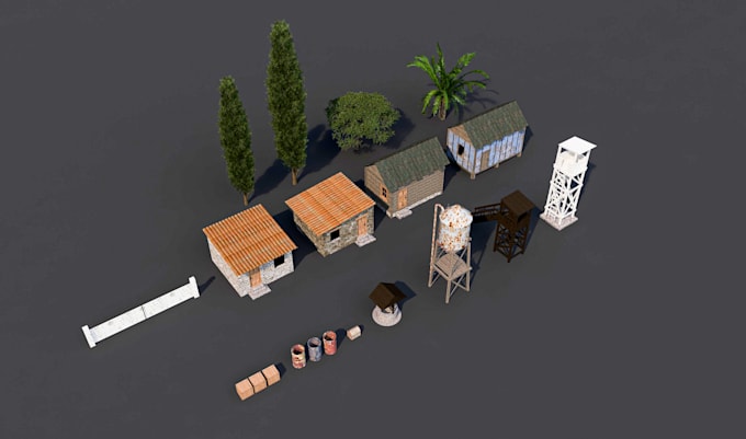 3d game object and entities model design by Bozdag3d | Fiverr