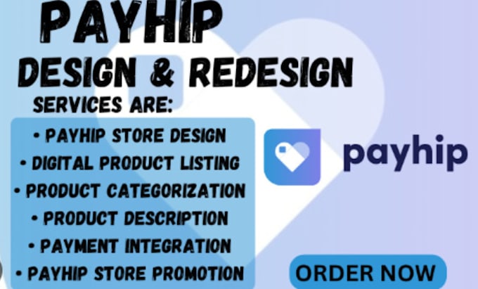 Design and set up payhip ecommerce store payhip digital products payhip estore by John_sny | Fiverr