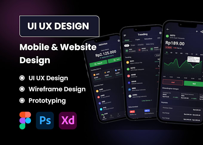 Do mobile app ui ux design and website ui ux design by Maidaabeer | Fiverr