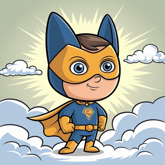 Draw custom cartoon character and cartoon drawing by Shakirrnard | Fiverr