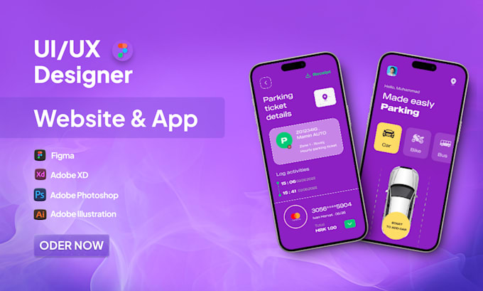 Do Mobile App Design And Website Design In Figma Ui Ux Design Ui Ux By Flutter699 Fiverr