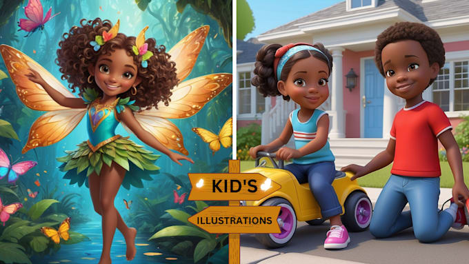 Illustrate children storybook illustration, children storybook illustration