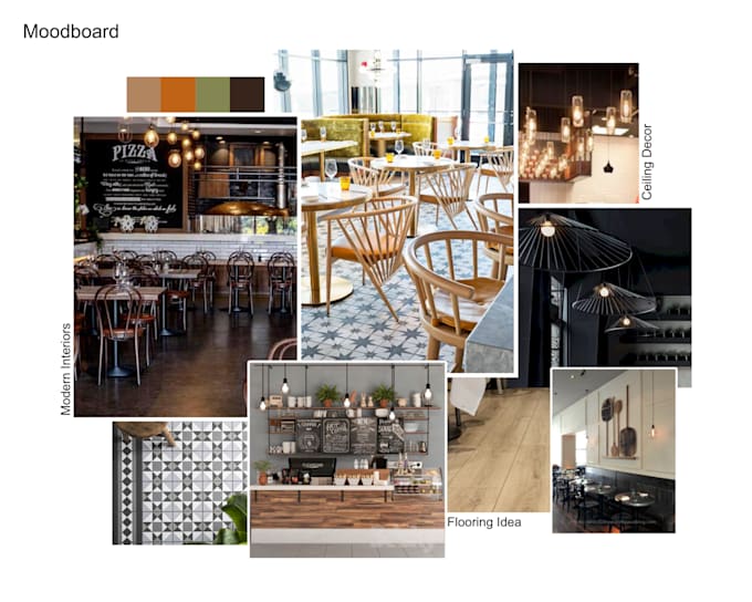 Design your restaurant interior by Eshajadeja | Fiverr
