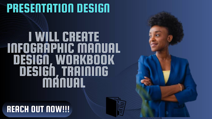 Create infographic manual design, workbook design, training manual by ...