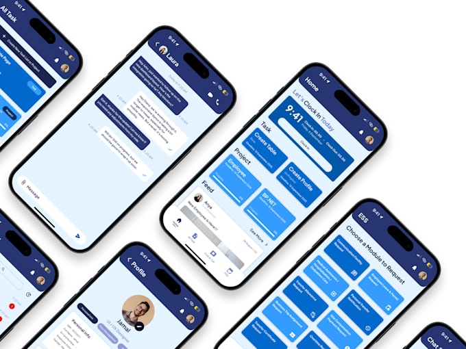 Create mockups and prototypes for app design by Rifat_atthaya | Fiverr