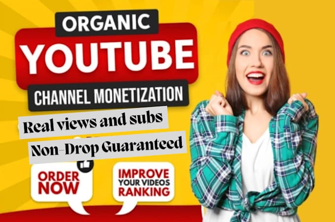 Provide fast organic youtube channel promotion for monetiz by Kimhyunth ...