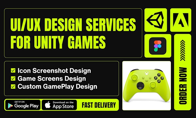 Design creative 2d 3d unity game art ui, gameplay screens by B2b ...