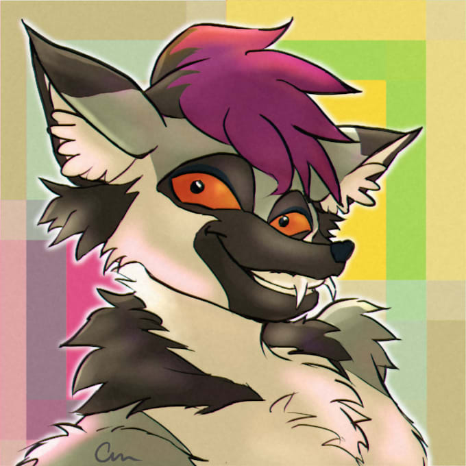Draw furry color portraits single price by Canismaior | Fiverr
