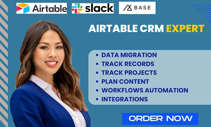 Create airtable automated workflows airtable automations connect with slack,base by Favourtech ...