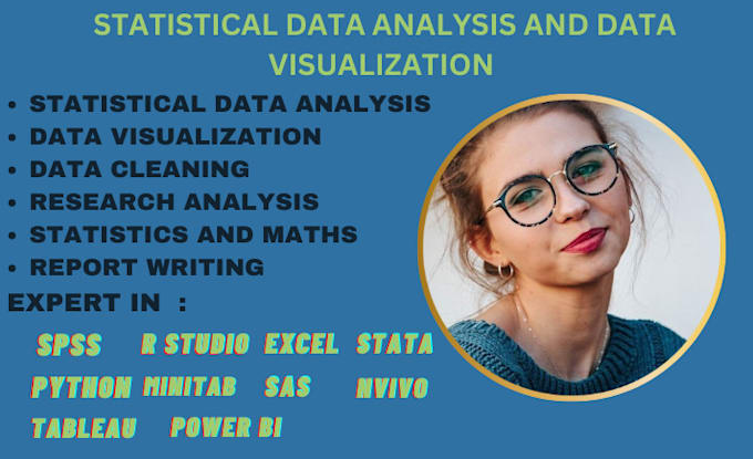 Do statistics,data analysis,data visualization in spss,tableau,r,excel,python by Vivianmuchai512 ...