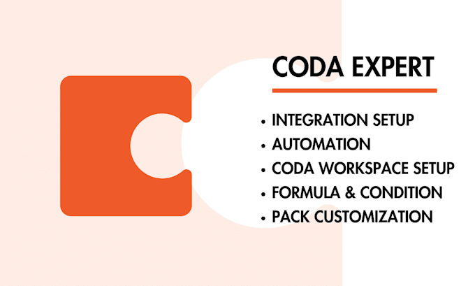 Setup, integrate and automate your coda workspace by Egbontkay | Fiverr