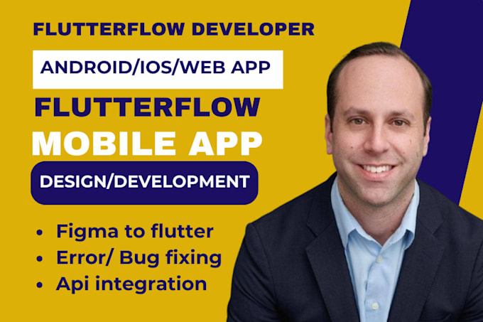 Develop flutterflow mobile app using firebase supabase figma design to ... Develop flutterflow mobile app using firebase supabase figma design to ...