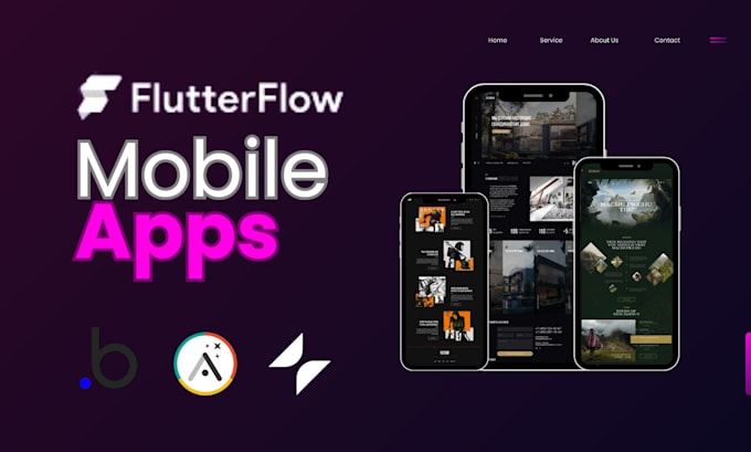 Develop mobile apps using appsheet, flutterflow, adalo, glide, airtable ...