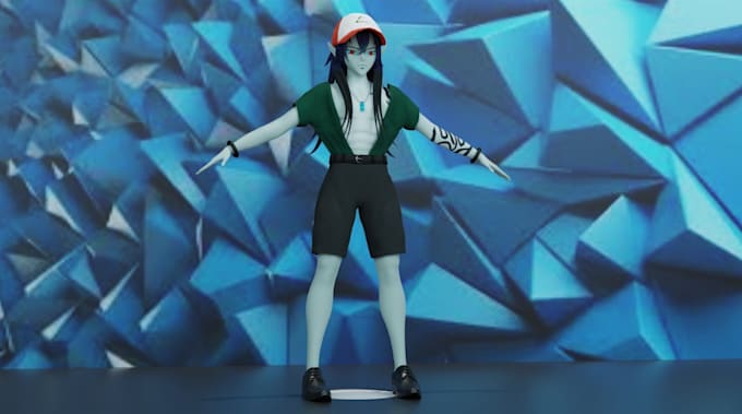 Model a vr chat avatar, 3d model, character model, 3d design, vtuber by ...