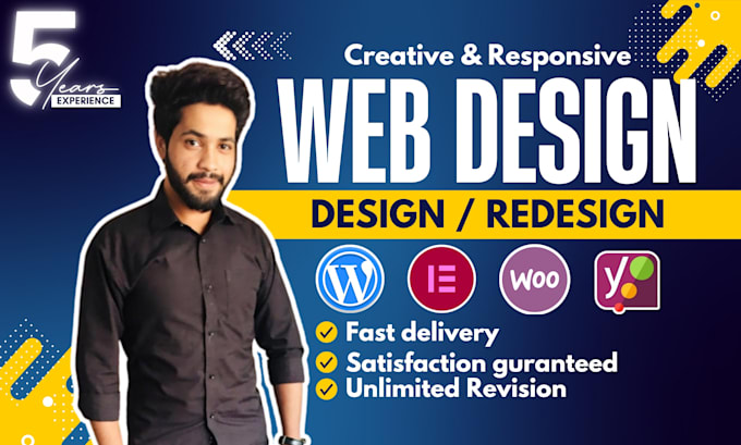 Design, redesign, and revamp wordpress website with elementor pro and ...