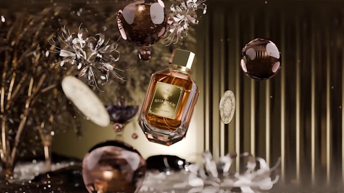 Do 3d perfume animation 3d fragrance animation 3d bottle animation 3d ...