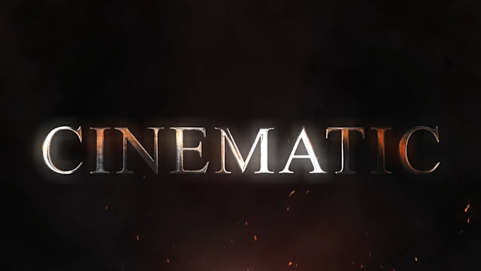 Make cinematic intro animation by Majorprincy | Fiverr
