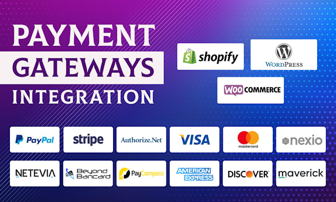 Integrate paypal, stripe, authorize dot net and more payment gateway by Apoorvjoshi89 | Fiverr