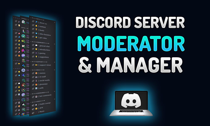 Be your discord server moderator or manager by Phantom_gfx | Fiverr