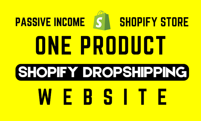 Do shopify store design, one product shopify store, shopify website ...