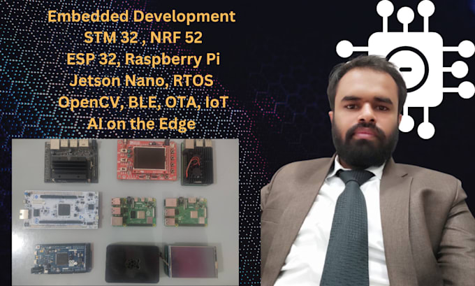 Develop stm32, nrf52, esp32, ras pi and jetson nano apps by Nouman_6991 ...