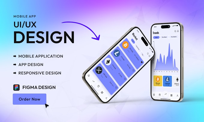 Create dapp or mobile app and web apps ui ux design using figma