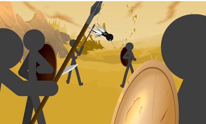 Create stickman animation stick figure 2d animation doddle art and 2d ...