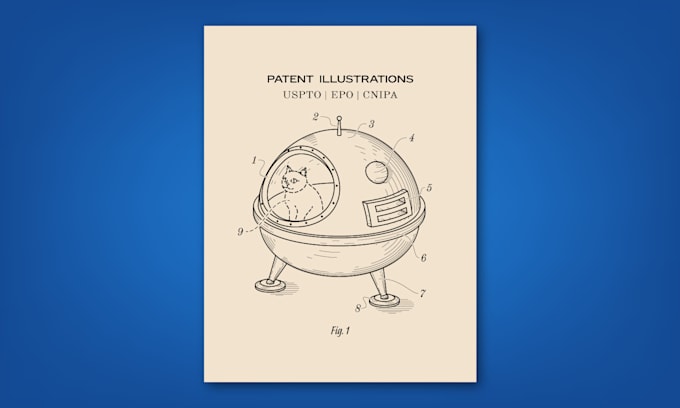 Do uspto, epo, wipo, cnipa ready patent drawings, illustrations by ...