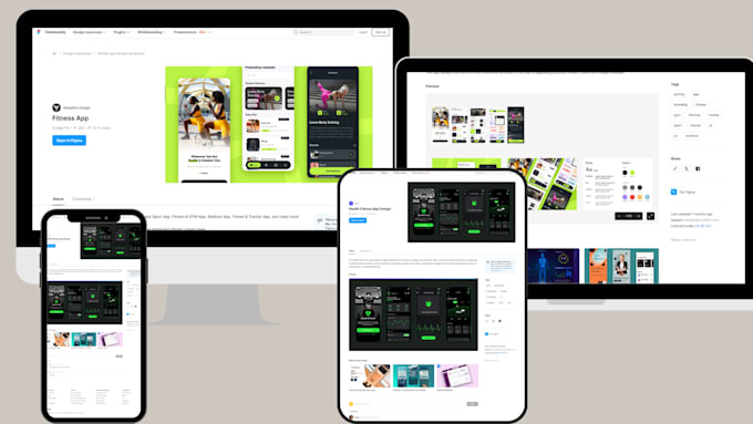 Do figma design, figma lan ding page, figma website design, website ui ...