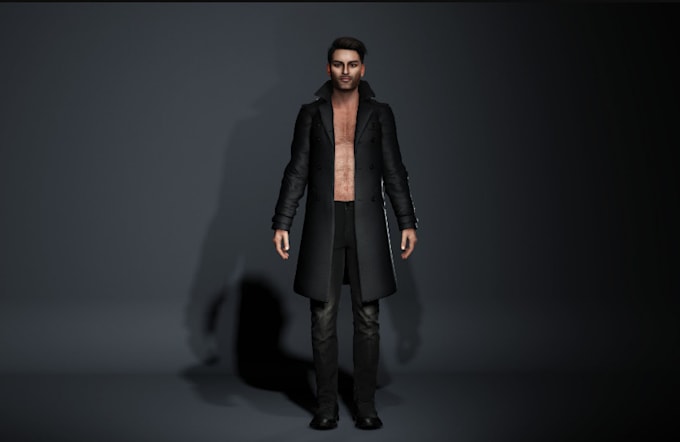 Render fantasy character, hyper realistic,3d realistic model ...