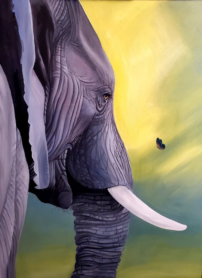 Make you a custom painting by Caleyrobison | Fiverr