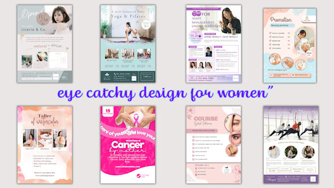 Elegant eye catching flyers for womens by Segomanish90 | Fiverr