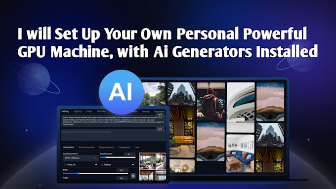 Set up your own lifetime personal gpu machine with ai generators ...