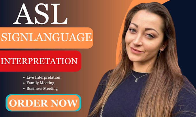 Sign asl sign language interpreter tutoring by Americansigner | Fiverr