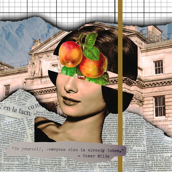 Create unique collage animation, digital collage, animated art for your ...