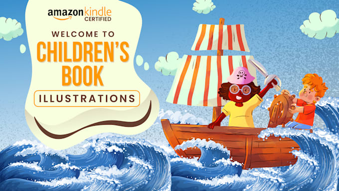 Design stunning childrens book illustrations and story book cover ...