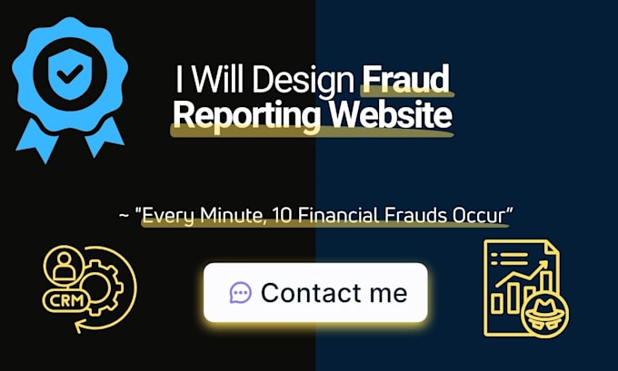Design professional fraud reporting complaint websites by Kerimmeral ...