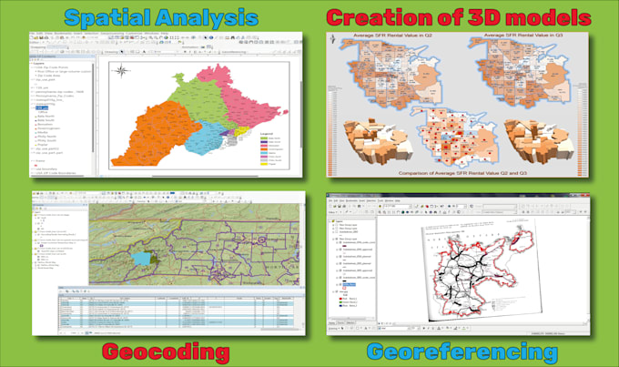 Do gis tasks, analysis, georeferencing by Nata_mapper | Fiverr