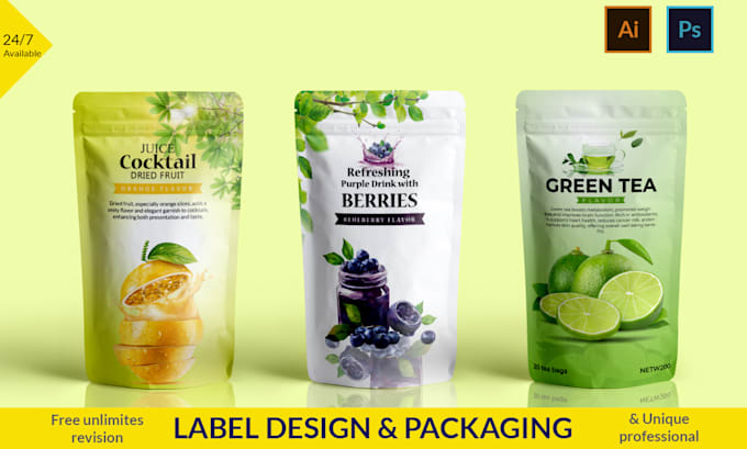 Design custom standout food pouch packaging for your brand by ...