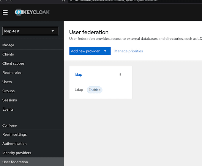 Configure keycloak ldap user federation by Matthewbednarsk | Fiverr