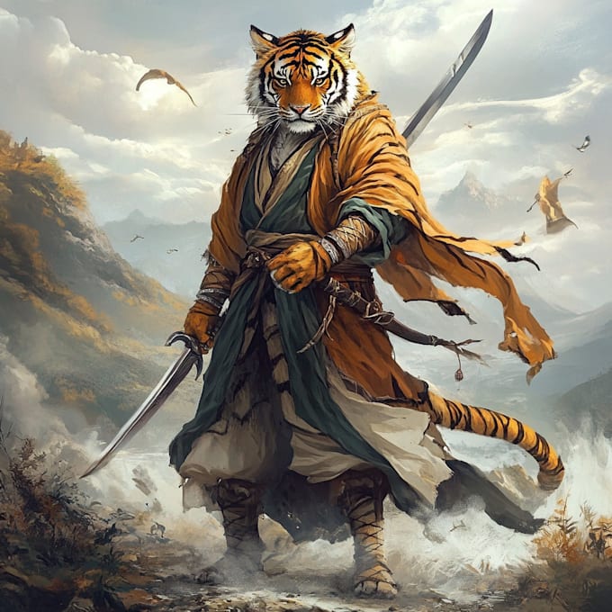 Draw a realistic dnd character and concept art by Jeannnegieter | Fiverr