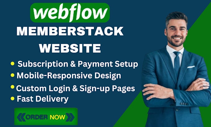 Webflow memberstack developer memberstack subscription website memberstack setup by Webflow_001 ...