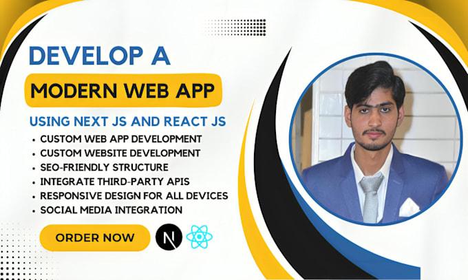 Develop a professional modern web app using next js and react js by Faizanali753 | Fiverr