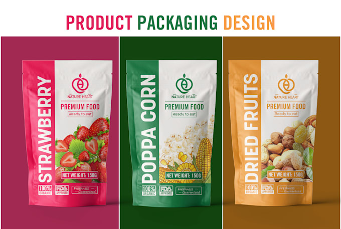 Do eye catching custom food packaging design and box design by Mak_139 ...