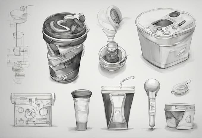 Design and sketch your product ideas by Lereeslauw | Fiverr