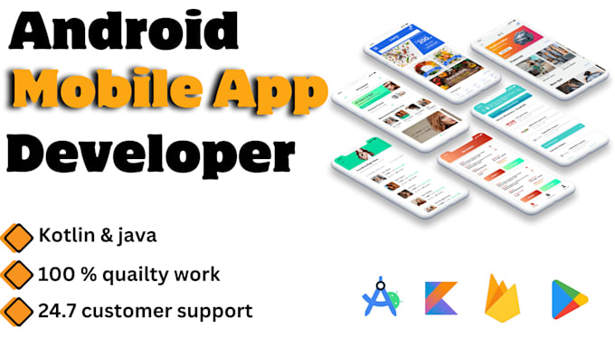 Build android app as a kotlin developer by Zarashukat | Fiverr